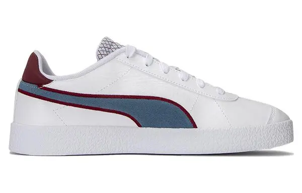 PUMA Club Retro Prep Low Top Sneakers - White/blue/purple