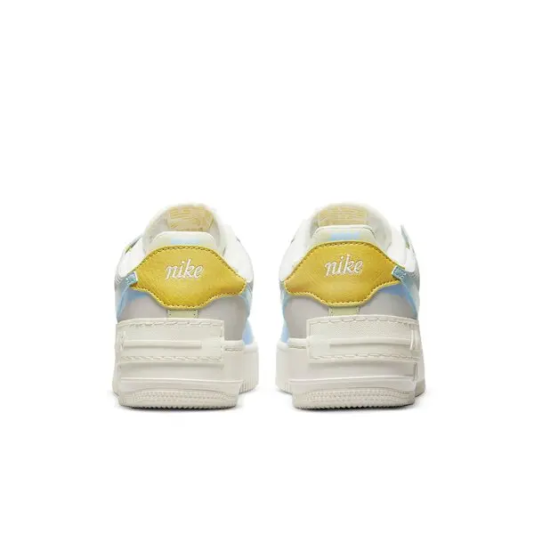 Nike Force 1 Shadow Sneakers - White/yellow/blue