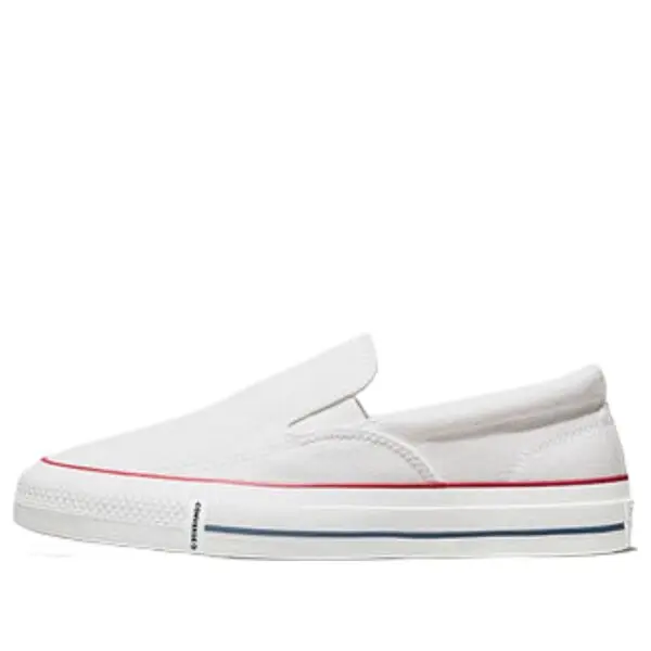 CONVERSE Chuck Taylor All Star Malden Slip-on Sneakers - White/red/blue