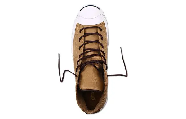 CONVERSE Jack Purcell Leather Mid Top Sneakers