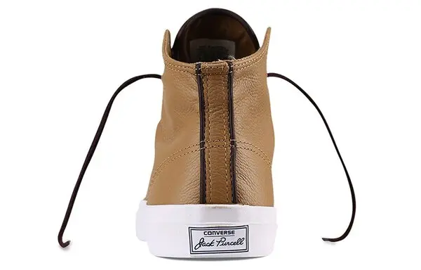 CONVERSE Jack Purcell Leather Mid Top Sneakers