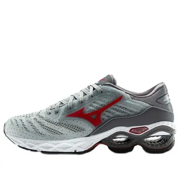 Mizuno Wave Creation Athletic Sneakers - Gray/red