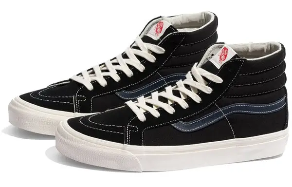 VANS Sk8-hi Lx Suede Canvas High Top Sneakers - Blue