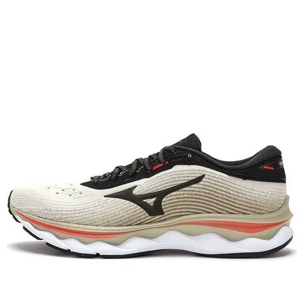 Mizuno Wave Sky 5 Athletic Sneakers - Black/sand/white