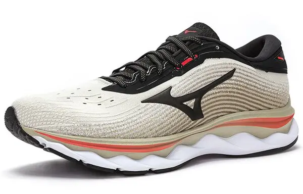 Mizuno Wave Sky 5 Athletic Sneakers - Black/sand/white