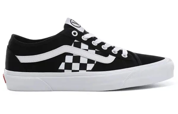 VANS Checkered Low Top Sneakers - Black/white