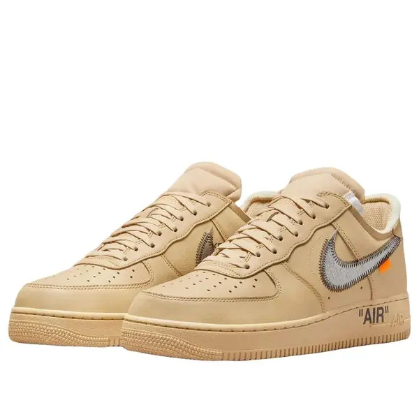 Nike Virgil Abloh X Force 1 "sesame - Sesame/metallic Silver/sesame