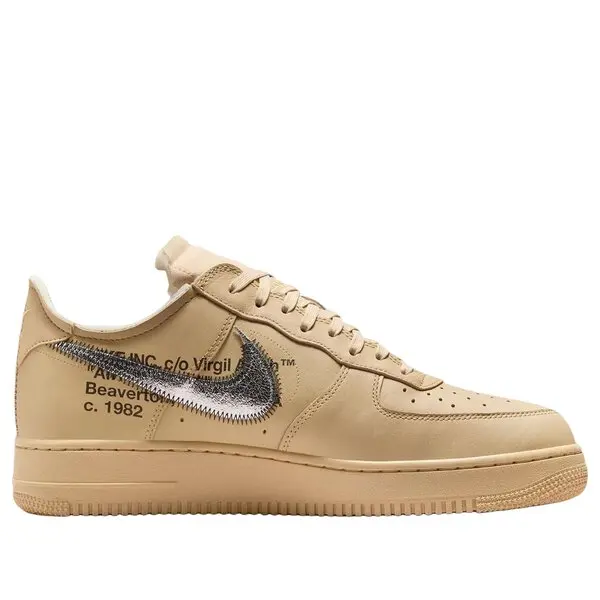 Nike Virgil Abloh X Force 1 "sesame - Sesame/metallic Silver/sesame
