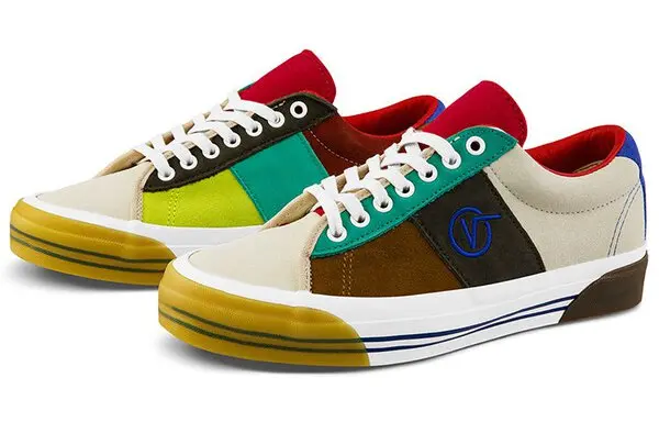 VANS Og Sid Lx Suede And Canvas Sneakers - Multi-color