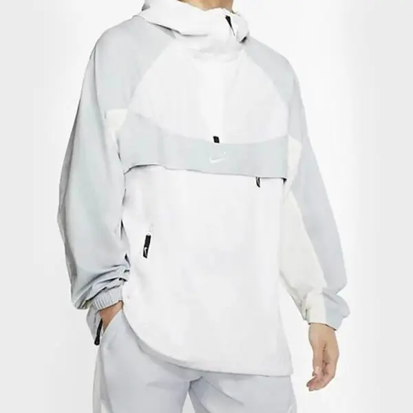 Nike Retro Colorblock Pullover Woven Jacket - White