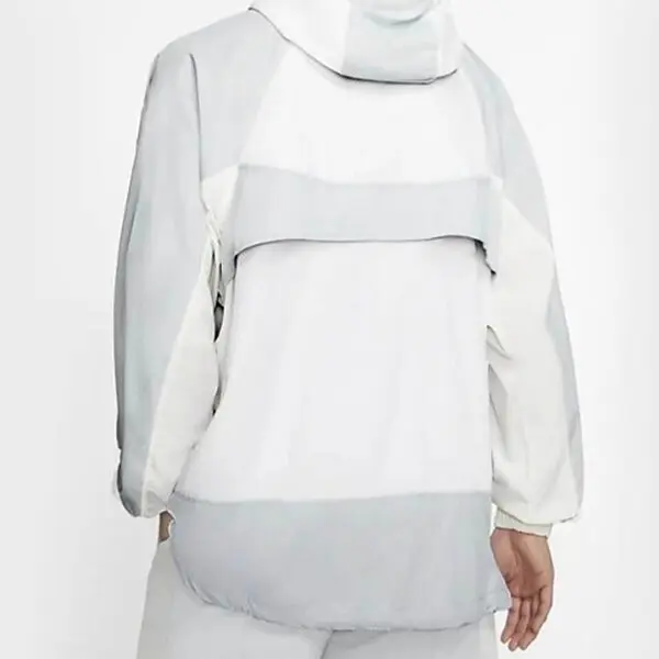 Nike Retro Colorblock Pullover Woven Jacket - White