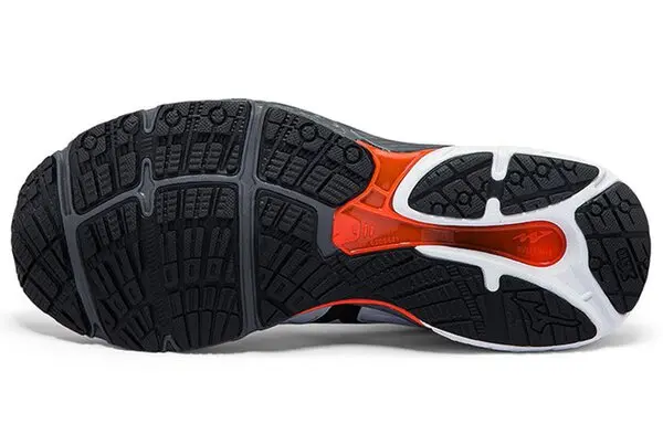 Mizuno Wave Stream 2 Athletic Sneakers - Grey/black/red
