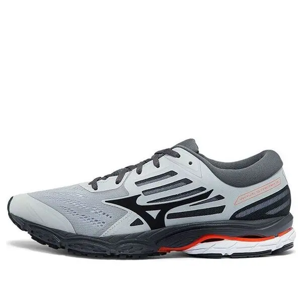 Mizuno Wave Stream 2 Athletic Sneakers - Grey/black/red