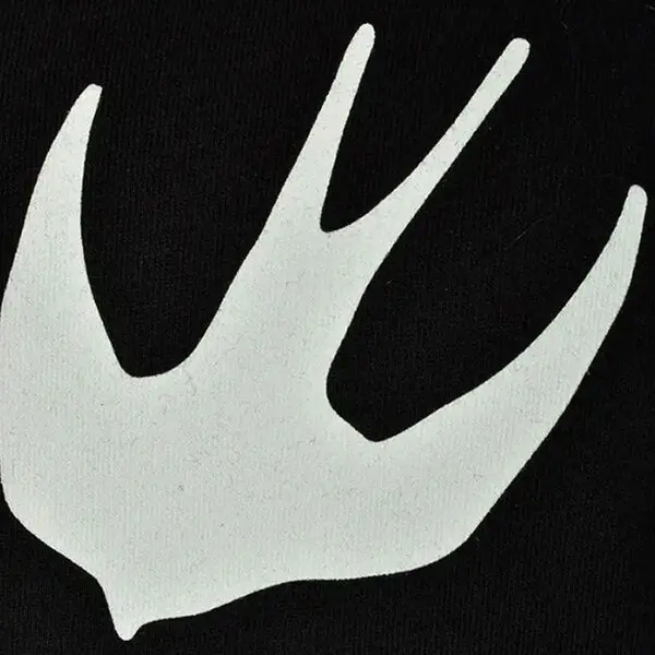 Alexander McQueen Black Swallow Print T-shirt