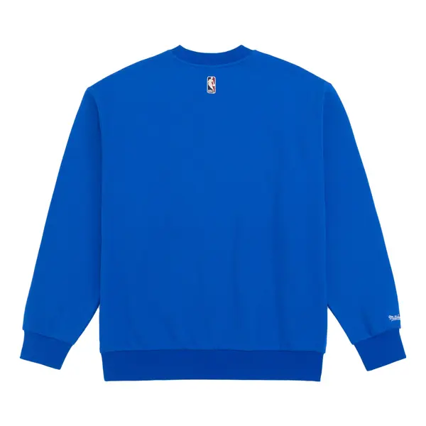 Mitchell & Ness X Nba Golden State Warriors Sweatshirt 'blue Yellow