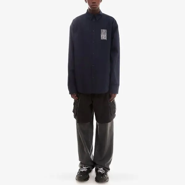 Balenciaga Barcode Logo Shirt
