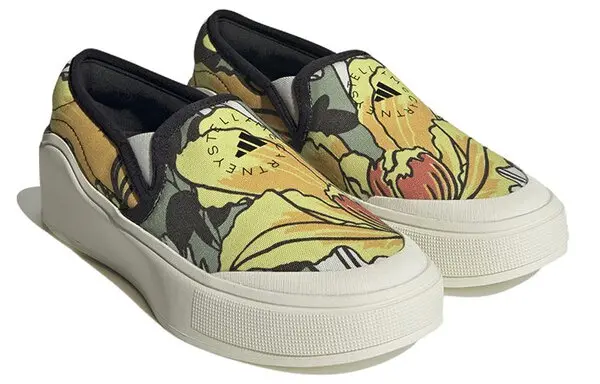 Adidas Stella Mccartney Court Slip-on Sneakers - Green