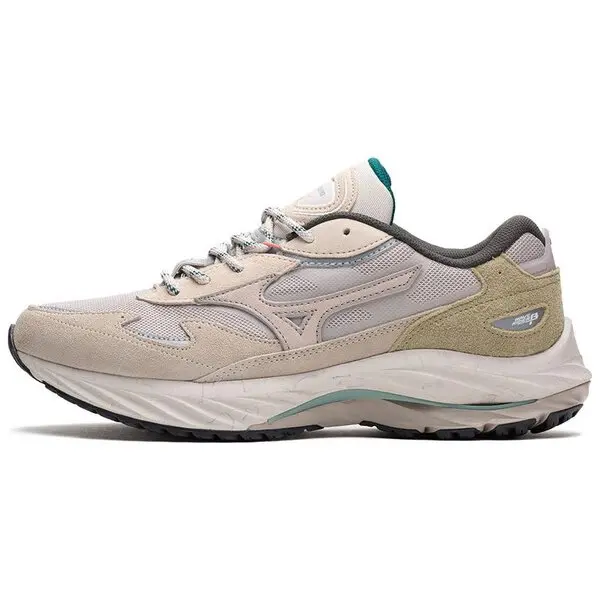 Mizuno Wave Rider Beta "nomad Pack" Sneakers - Silver Cloud/white Sand/cedar