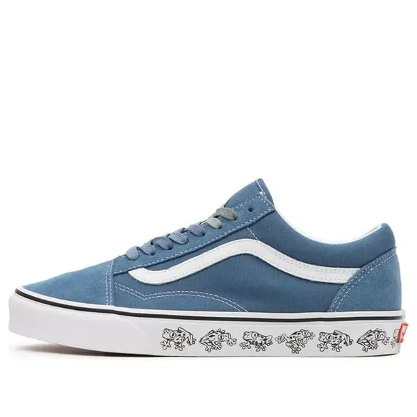 VANS Old Skool Low Top Sneakers - Blue/white