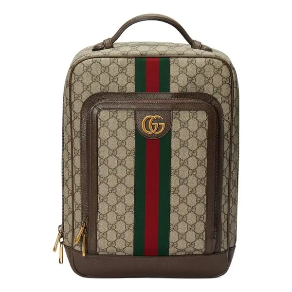 Gucci Ophidia Gg Medium Backpack - Beige/ebony