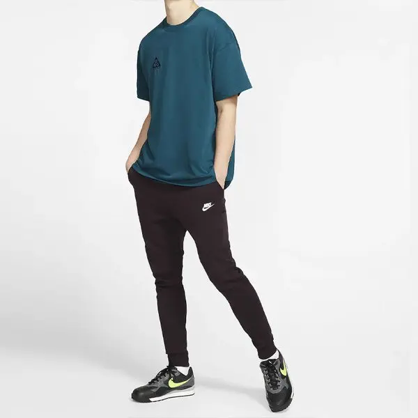 Nike Small Logo Embroidered Short Sleeve Blue / Purple - Royal Blue