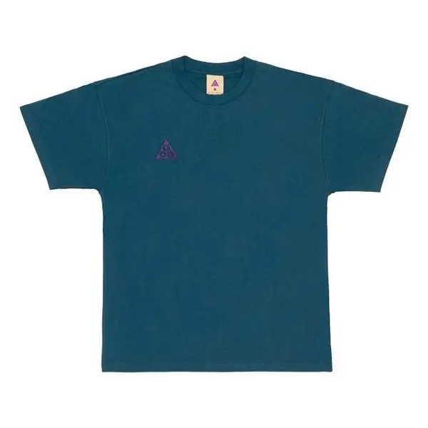 Nike X Small Logo Embroidered Short Sleeve Blue / Purple - Royal Blue