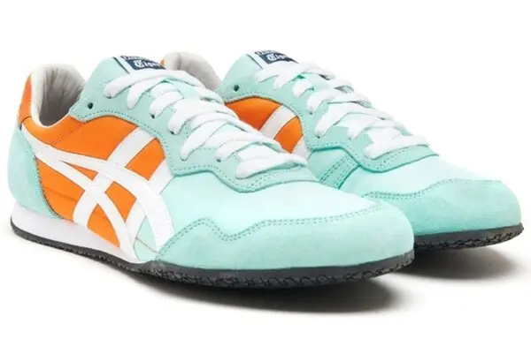 Onitsuka Tiger Serrano Athletic Sneakers - Mintgreen Orange