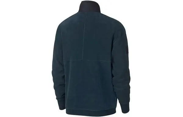 Nike Splicing Polar Fleece Stand Collar Pullover