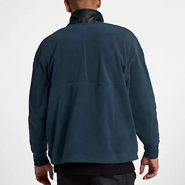 Nike Splicing Polar Fleece Stand Collar Pullover