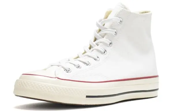 CONVERSE Chuck 70 Hi Sneakers - White/red