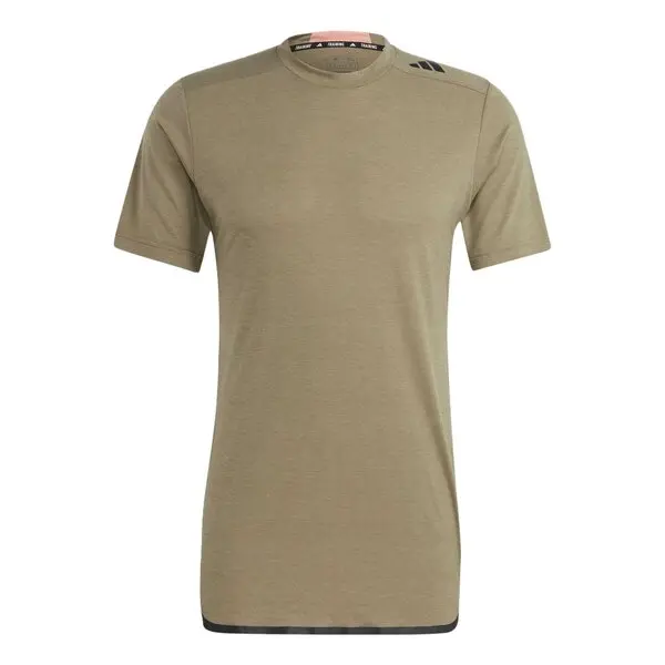 Adidas Designed For Training Pro Series Strength T-shirts - Olive Green