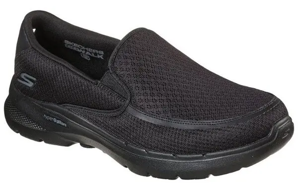 Sketchers Go Walk 6 Slip-on Athletic Sneakers - Black