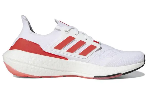 Adidas Ultraboost 22 Athletic Sneakers - White/red
