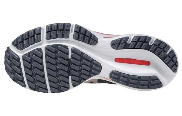 Mizuno Wave Rider 24 Athletic Sneakers - Black/red