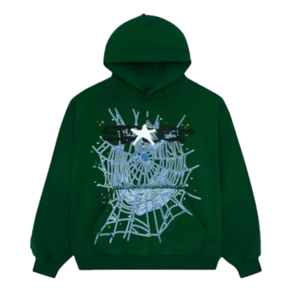 SP5DER Web Hoodie - Hunter Green