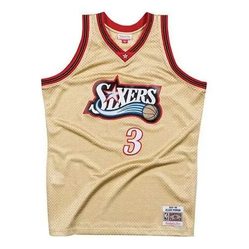Mitchell & Ness Philadelphia 76ers 1996-97 Allen Iverson #3 Jersey - Gold