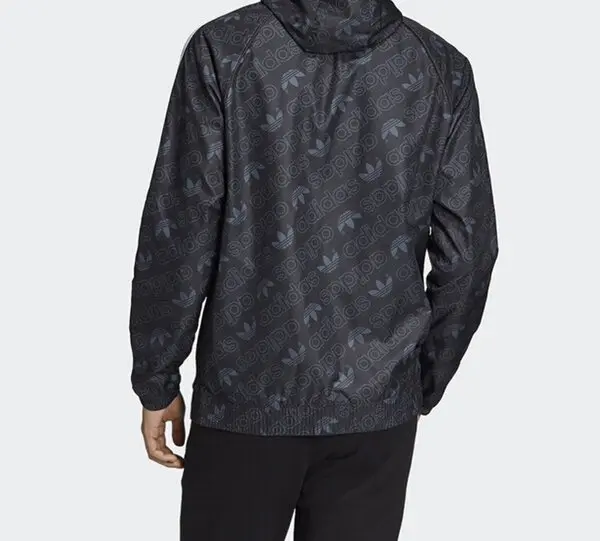 Adidas Originals Mono Logo Hooded Windbreaker Jacket