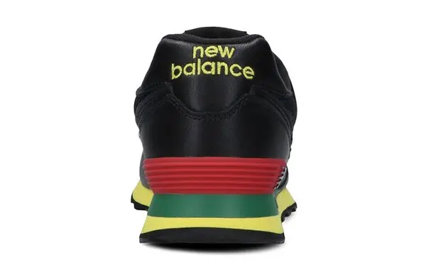 NEW BALANCE 574 V2 Low Top Sneakers - Black/red/green