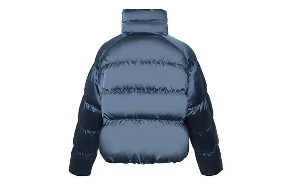 LI-NING Badfive Short Puffer Jacket - Dark Blue