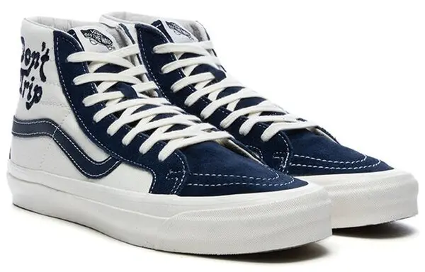 VANS Free & Easy X Og Sk8-hi Lx 'don't Trip Dress Blues' High Top Sneakers - Blue