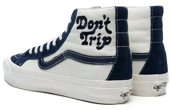 VANS Free & Easy X Og Sk8-hi Lx 'don't Trip Dress Blues' High Top Sneakers - Blue