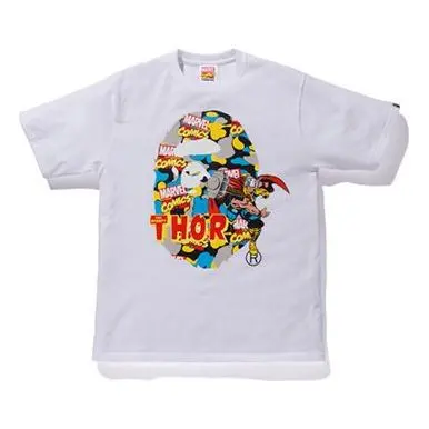 A BATHING APE X Marvel Thor Graphic T-shirt - White