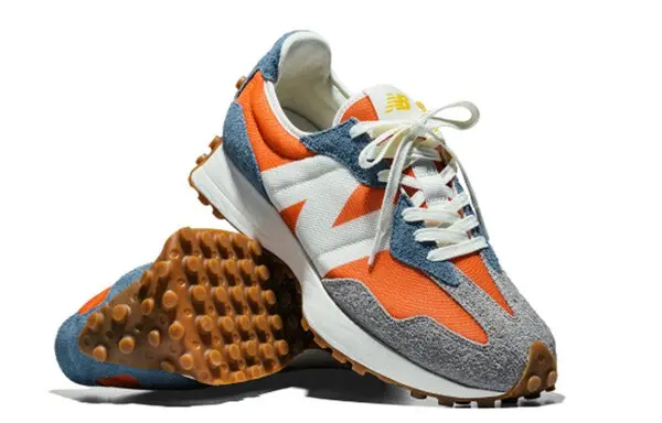 NEW BALANCE 327 Sneakers - Blue/orange