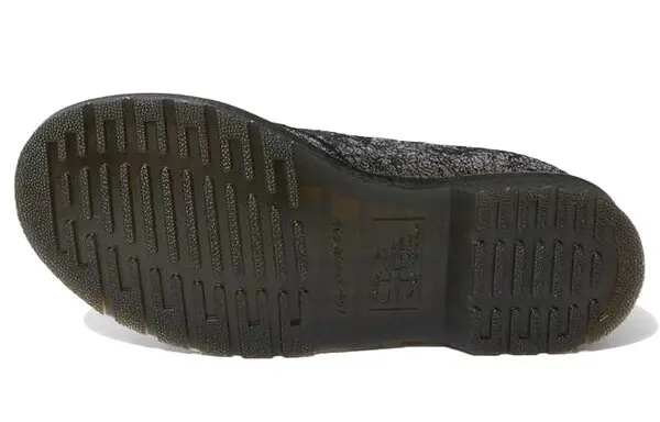 Dr. Martens 1461 Metallic Oxford Shoes - Silver/black