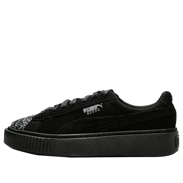 PUMA Suede Platform "crushed Gem" Sneakers - Black