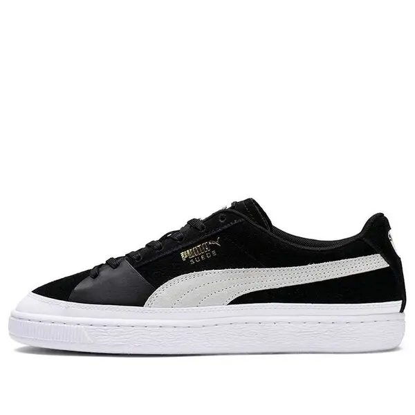 PUMA Suede Skate Low Top Sneakers - Black/white