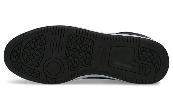 PUMA Rebound Layup Mid Top Sneakers - Black/blue