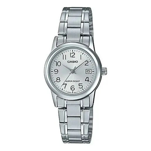 Casio Stainless Steel Quartz Analog Watch - Silver