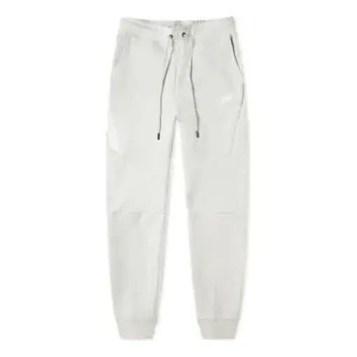 Nike Tech Fleece Jogger Pants 'light Bone White - Light Bone/white