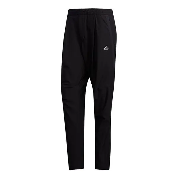 Adidas Sports Running Training Breathable Casual Long Pants - Black